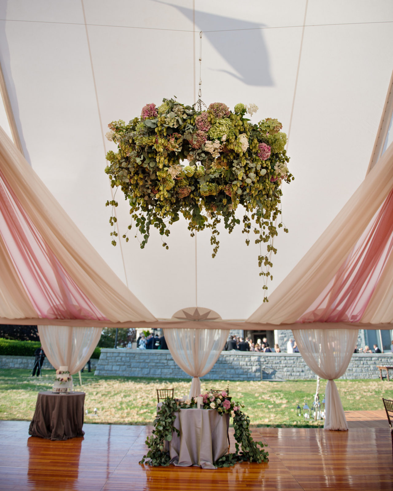 Ceiling Floral Decor: Chandeliers & More! - Showit Blog